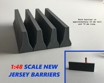 1:48 Scale Highway Guardrails SET of 25 O SCALE diorama Accessories ...