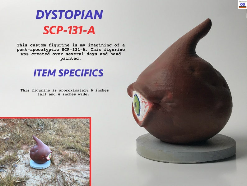 Dystopian SCP-131-A SCP Foundation Figurine - Etsy