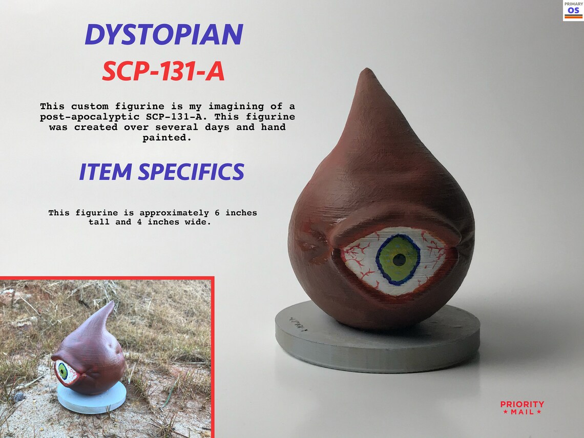 Dystopian SCP-131-A SCP Foundation Figurine - Etsy