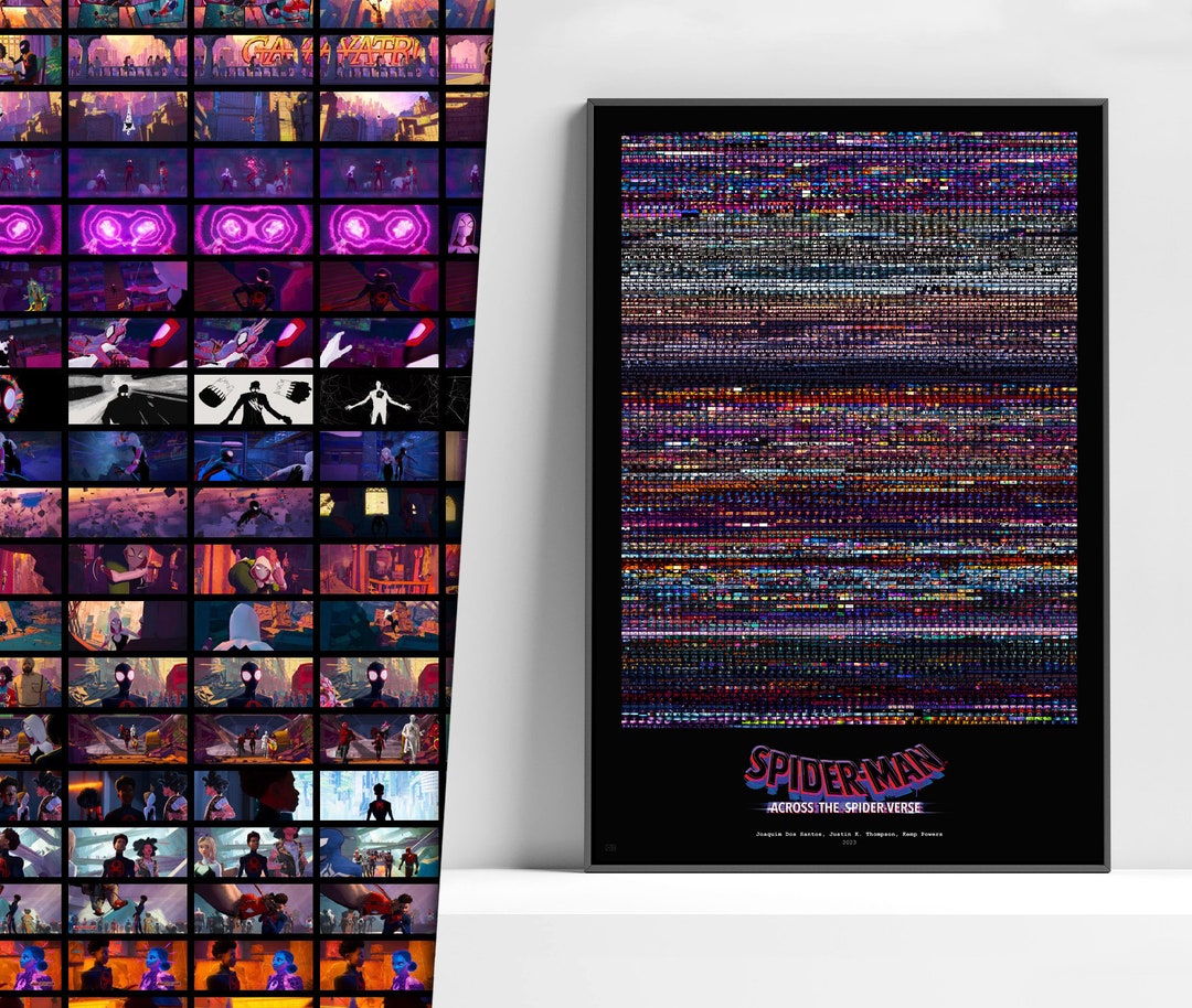 Spider-man: Across the Spider-verse Frame Poster, Spider Man Movie ...