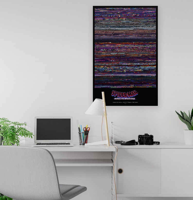 Spider-man: Across the Spider-verse Frame Poster (digital Download) - Etsy