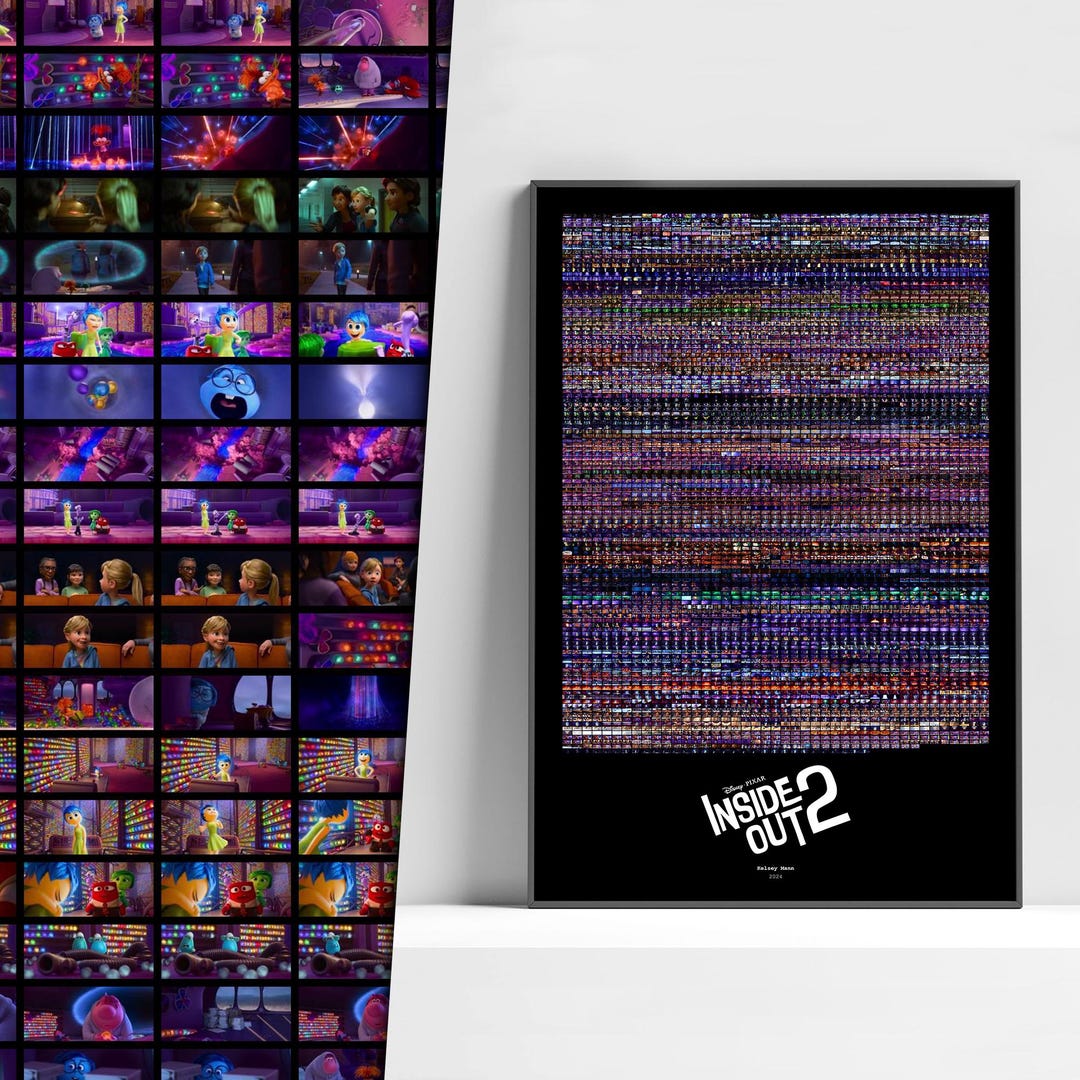 Inside Out 2 Movie Frame Poster, Unique Art (digital Download) - Etsy