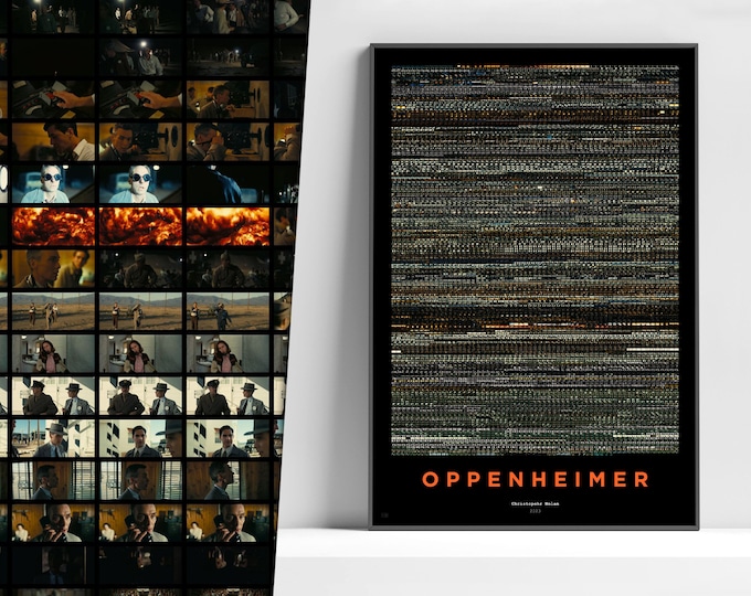 Oppenheimer - Handwritten Script Poster - Etsy Canada