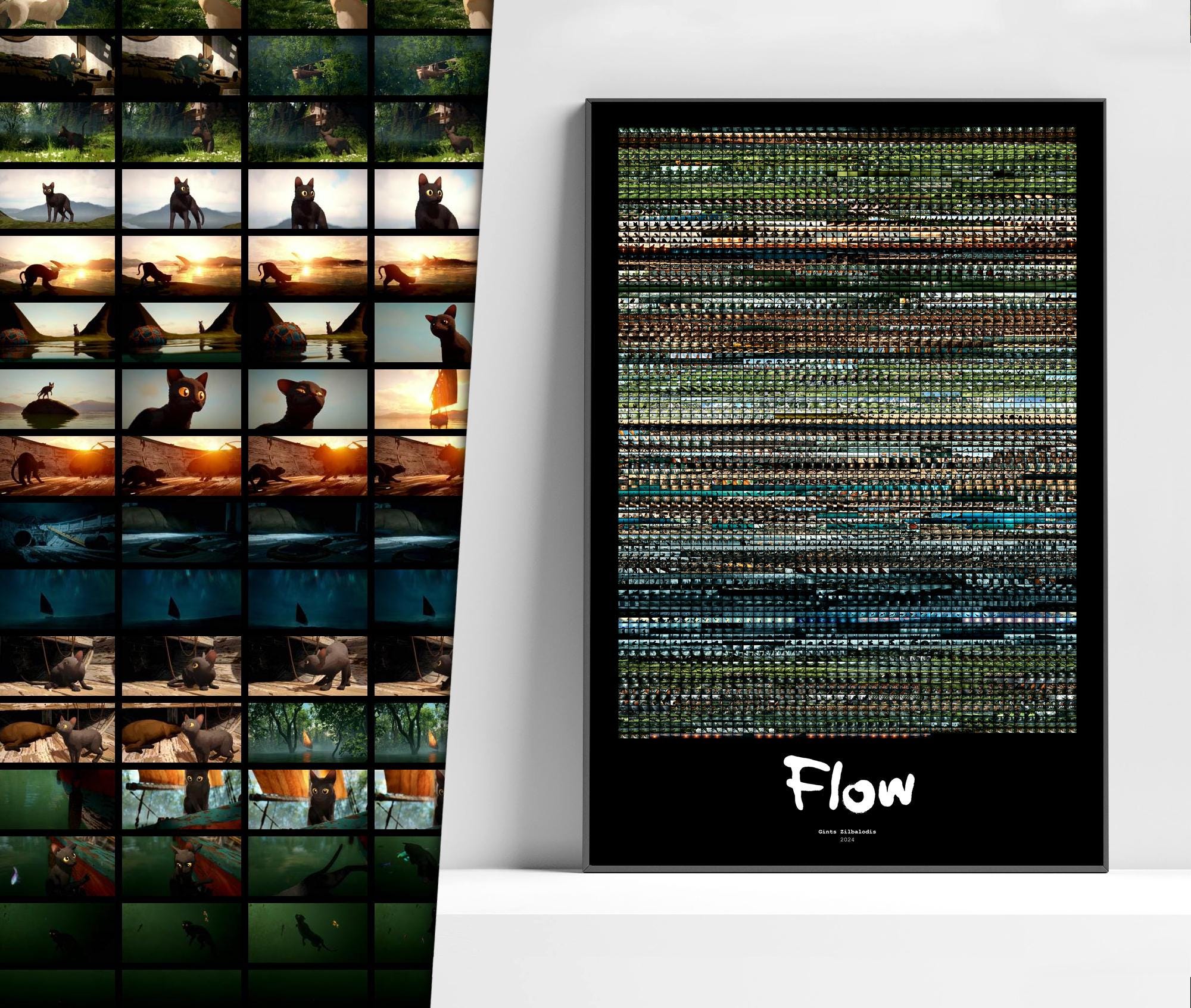 Flow Movie Poster, Unique Frames Art (digital Download) - Etsy