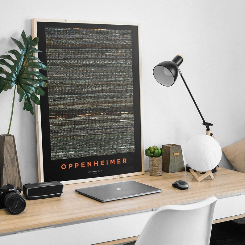 Oppenheimer (2023) Frame Poster, Oppenheimer Movie Poster, Oppenheimer ...