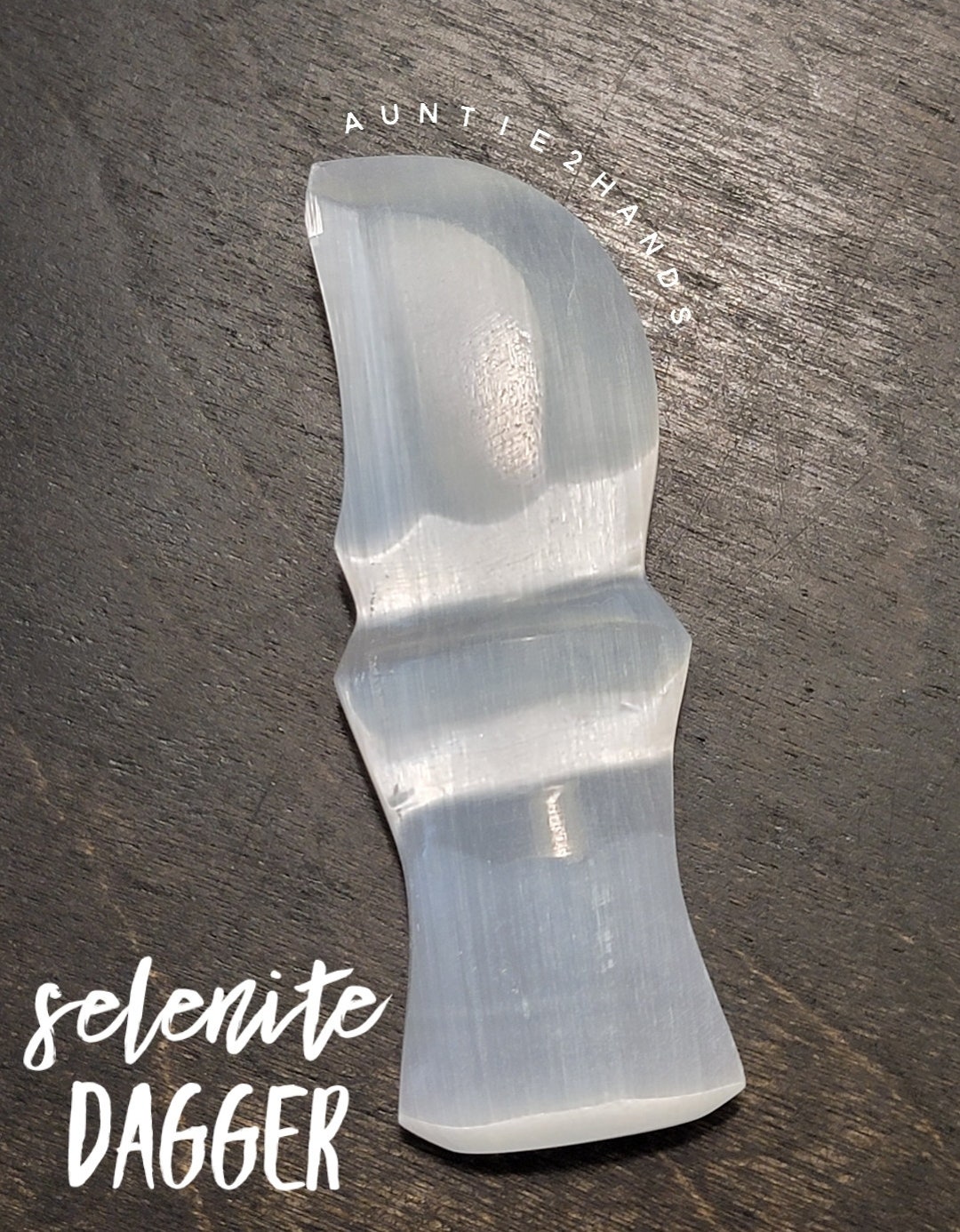 Selenite Mini Dagger | Polished Knife - Etsy