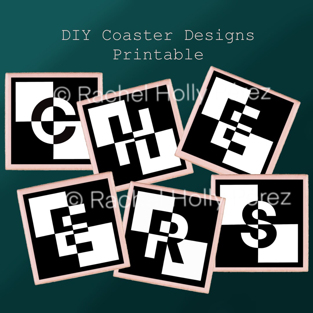 DIY Coaster Images, Printable Image for Coasters, Digital Coasters ...