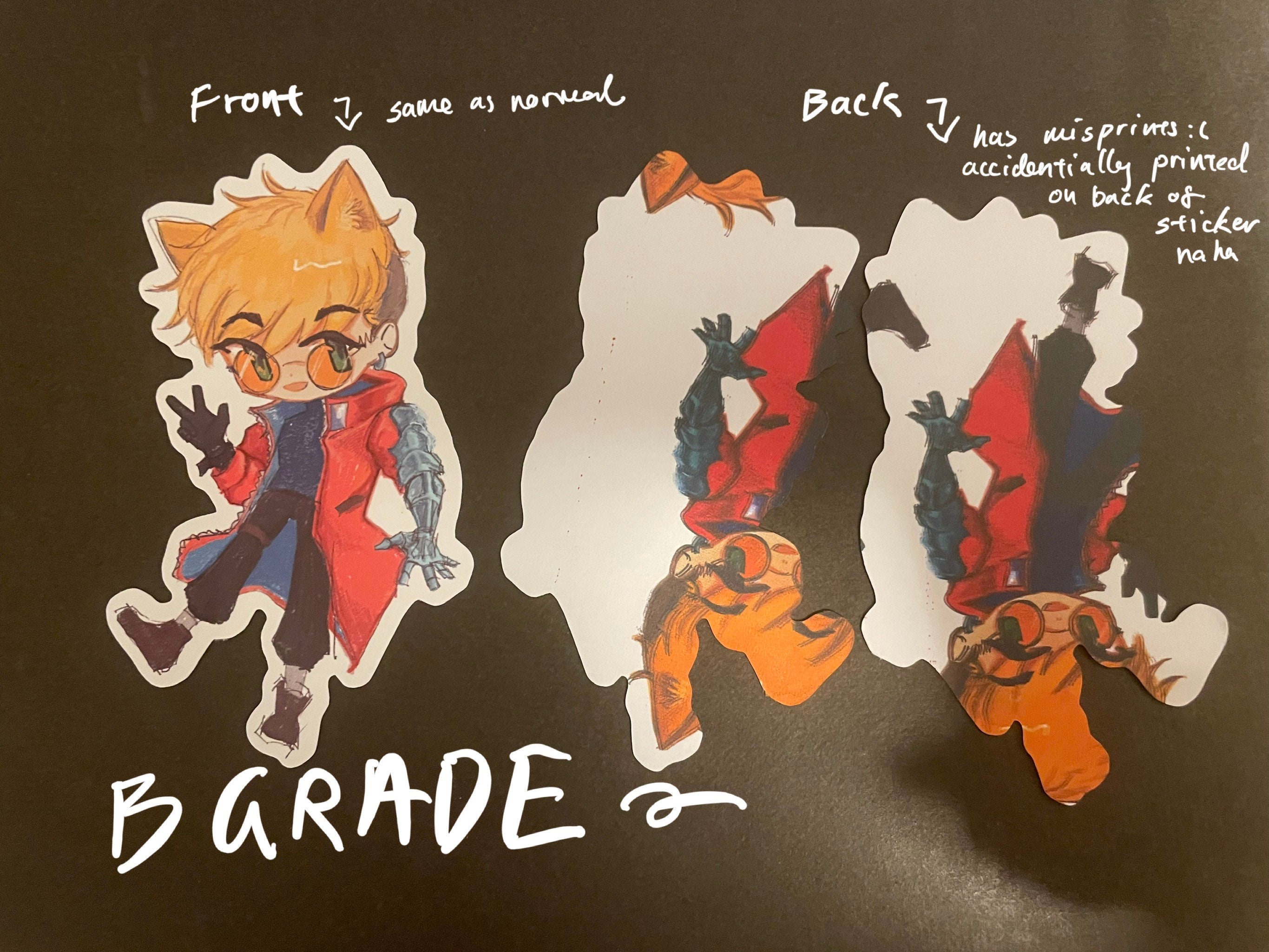 Trigun Stampede Neko Vash Chibi Sticker - Etsy
