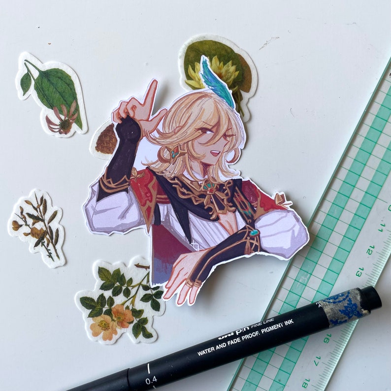 Genshin Kaveh Sticker - Etsy