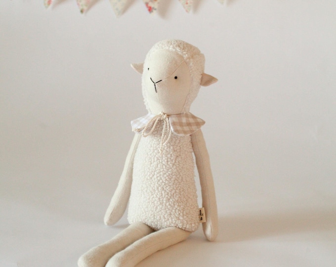 Penelope the Sheep - Handmade 21 Inch Stuffed Animal - Stuffed Sheep - Etsy