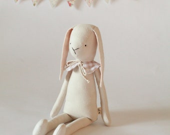Marcel the Rabbit Handmade 21 Inch Stuffed Animal Stuffed Rabbit - Etsy