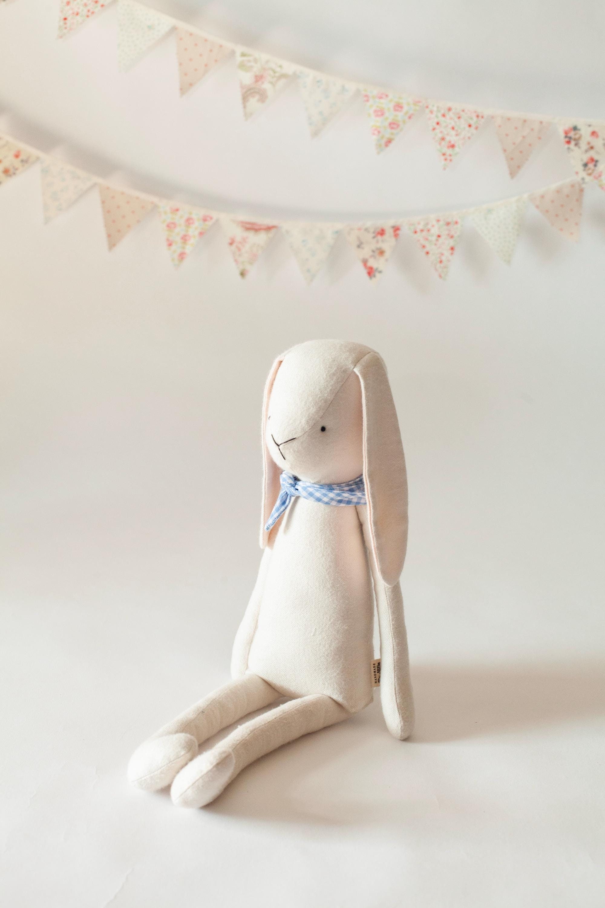 Marcel the Rabbit - Handmade 21 Inch Stuffed Animal - Stuffed Rabbit - Etsy