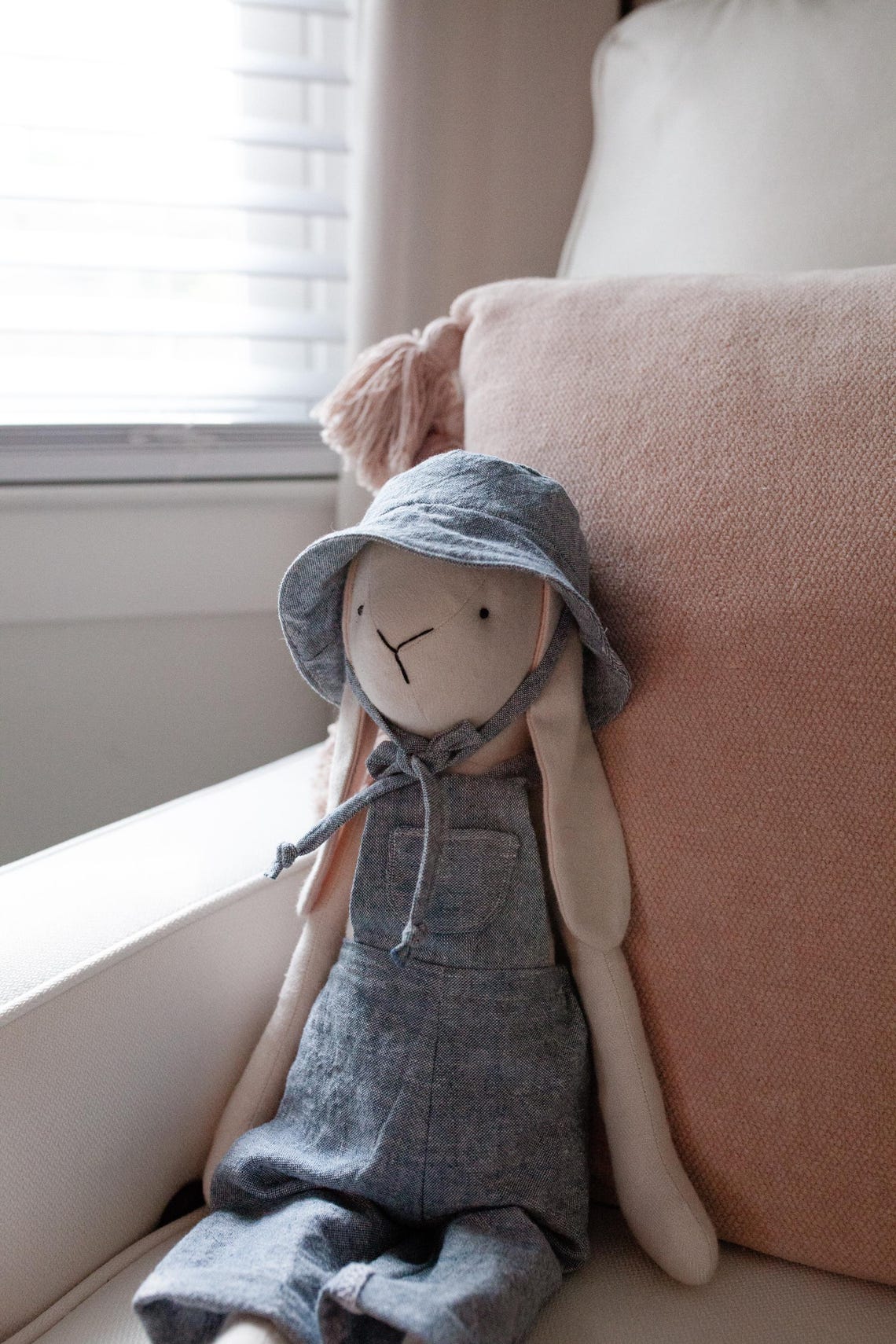 Marcel the Rabbit - Handmade 21 Inch Stuffed Animal - Stuffed Rabbit - Etsy