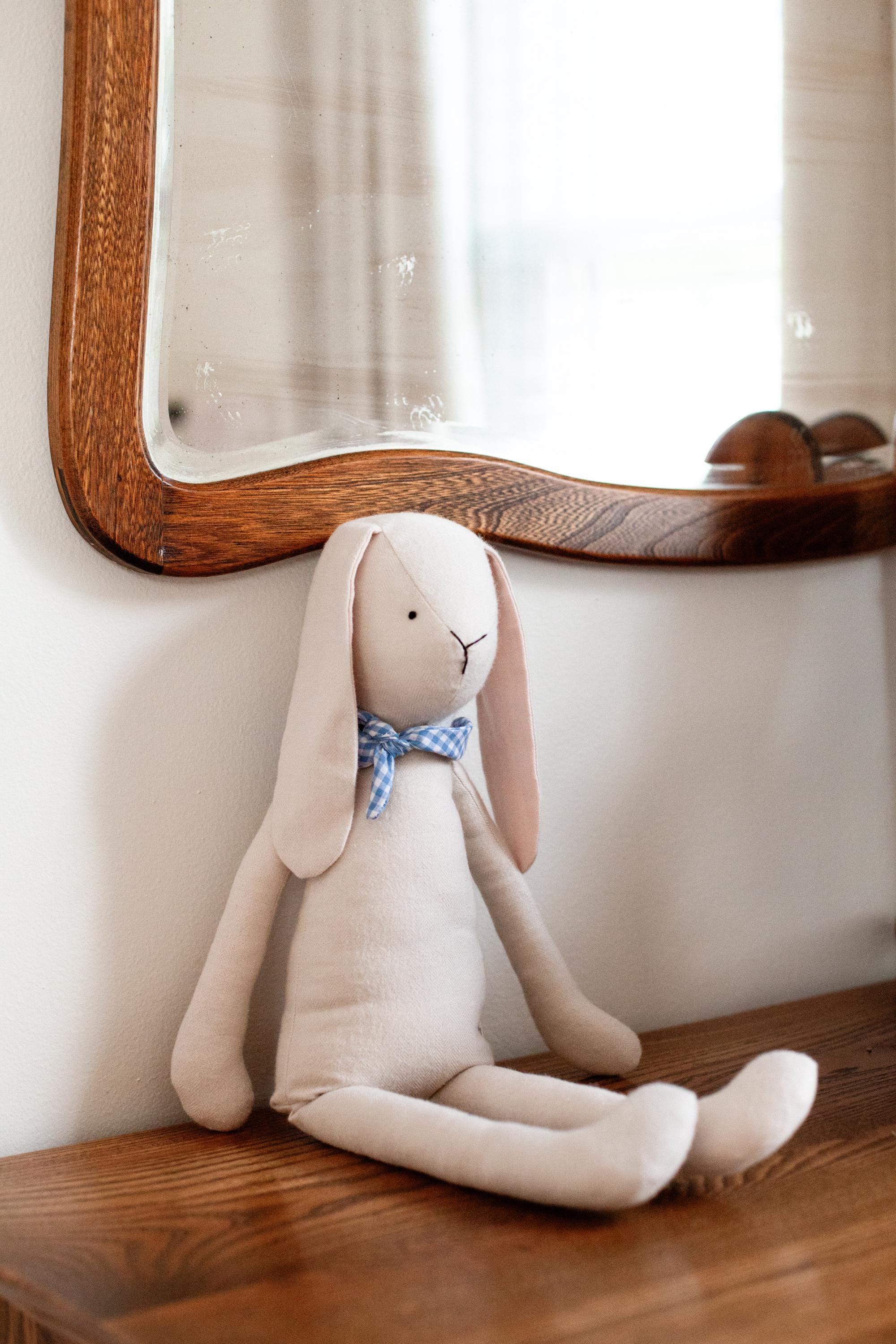 Marcel the Rabbit - Handmade 21 Inch Stuffed Animal - Stuffed Rabbit - Etsy