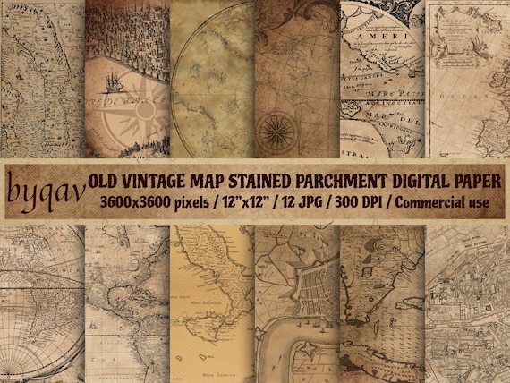 Old Parchment Map