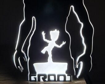 Groot Night Light - Etsy