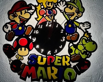 Super Mario Clock - Etsy UK
