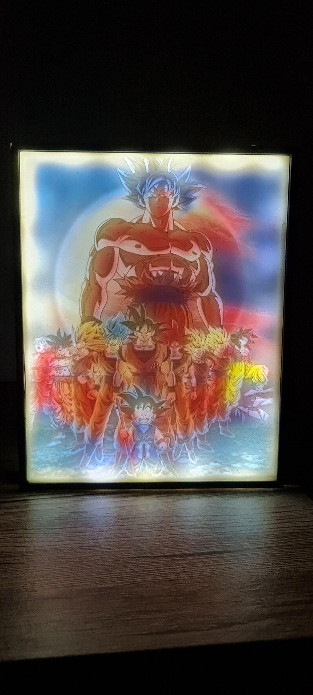 Night Light Songoku Dragon Ball Z / Made of Resin High - Etsy