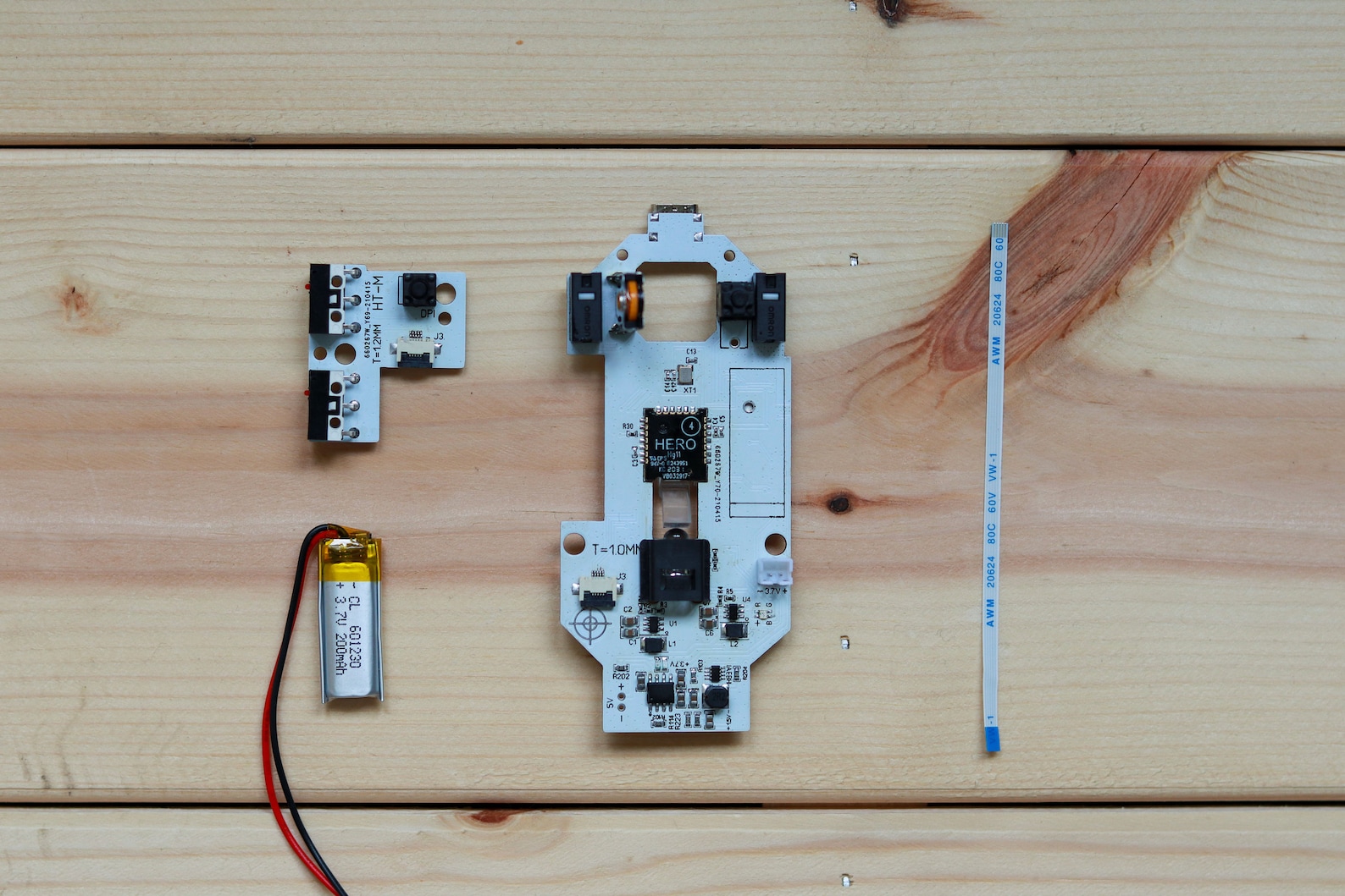 Customized Logitech G305 PCB Changing Wired Mouse to Wireless High ...