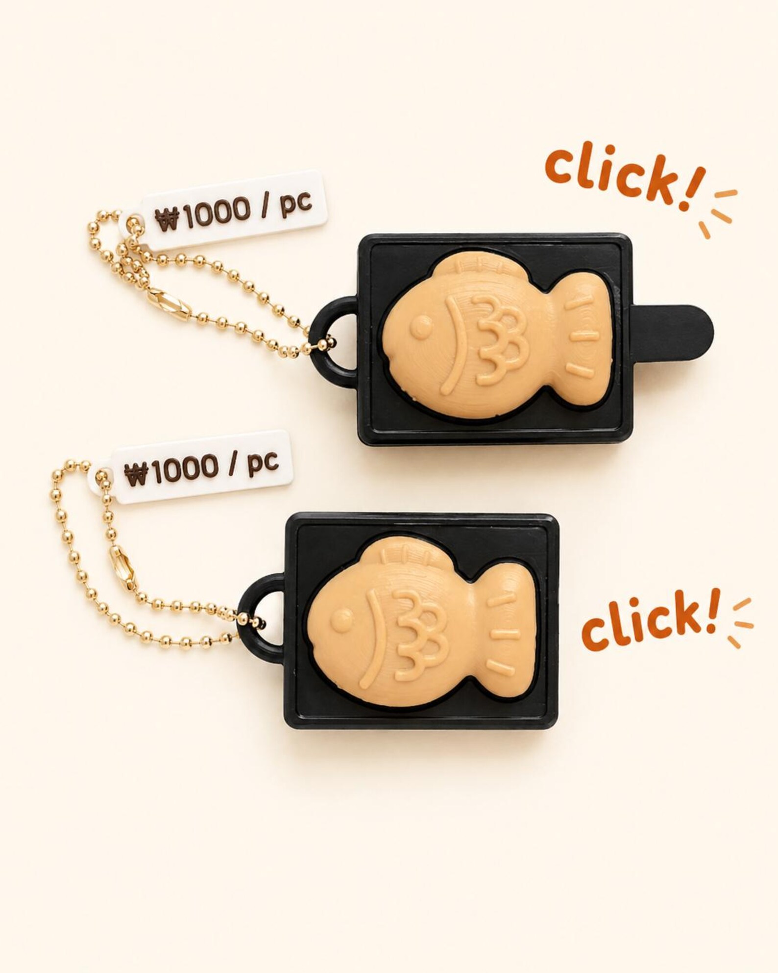 Fish Taiyaki Fidget Clicker | 3D Printed Japanese Korean Street Food ...