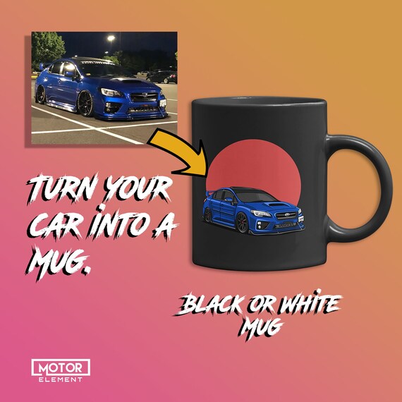 Custom Car Mug Customized Car Mugs Personalised Car Mug - Etsy