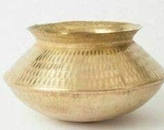 Brass Handi Pot - Etsy