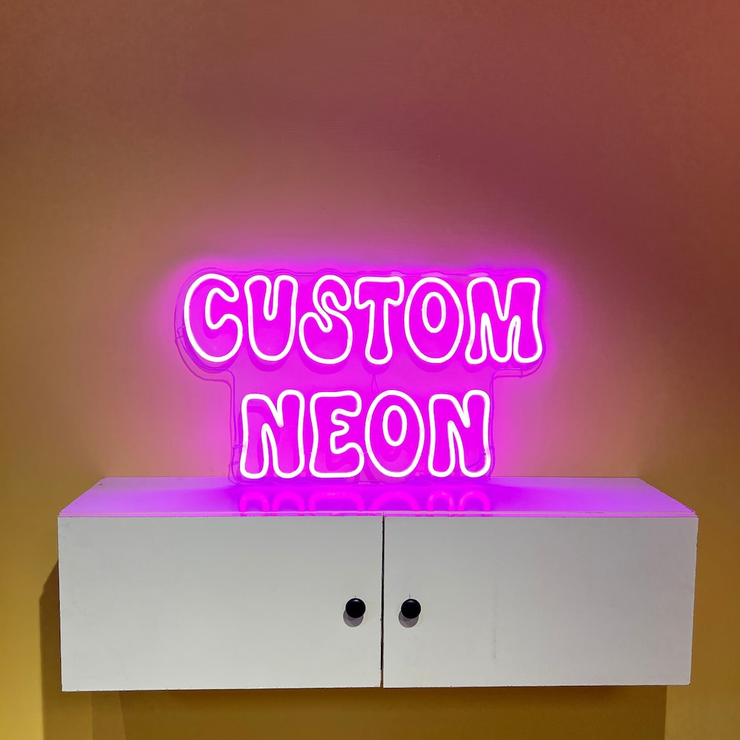 Custom Neon Sign | Neon Sign | Personalized Gifts | Neon Light Sign ...
