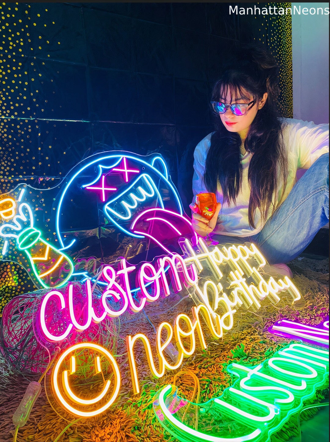 Custom Neon Sign Neon Sign Aesthetic Neon Sign Name Neon Sign Neon ...