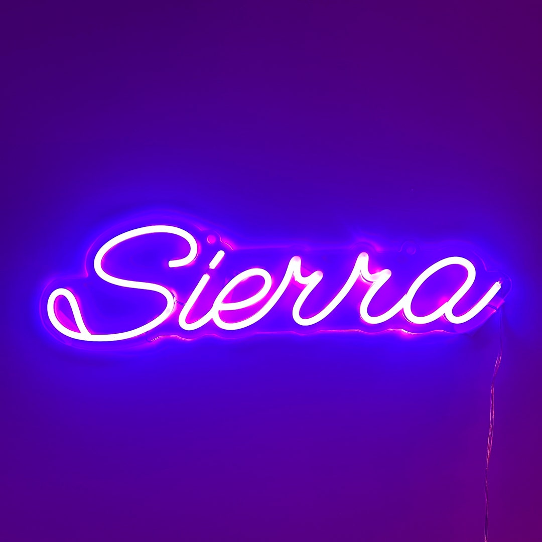 Custom Name Neon Sign | Neon Sign | Wedding Signs | Neon Light Signs ...