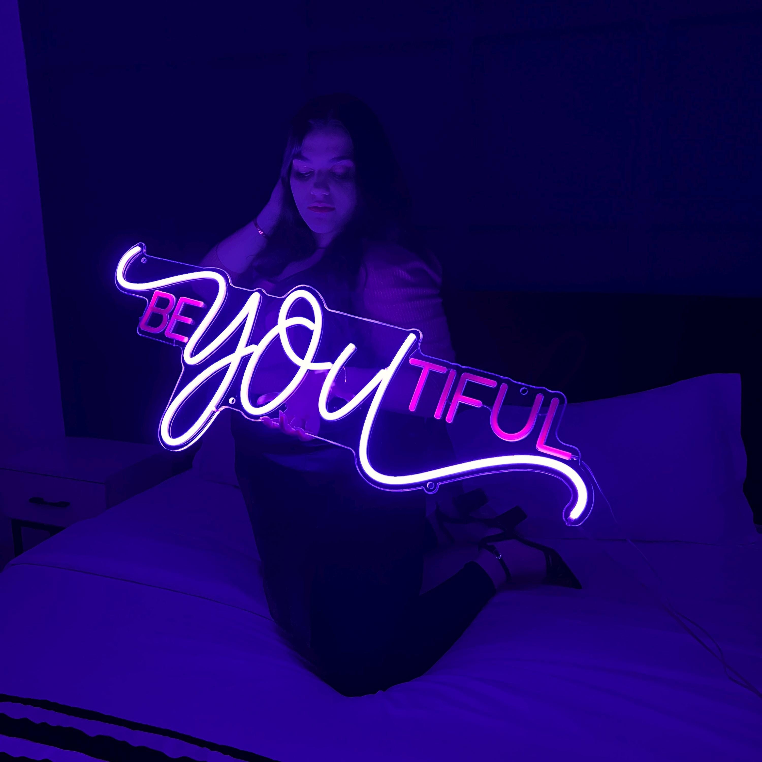 Personalize Flex LED Neon Signs Light for Home, Bedroom Decor ...