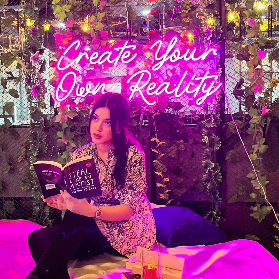 Create Your Own Reality Custom Neon Sign Neon Sign - Etsy