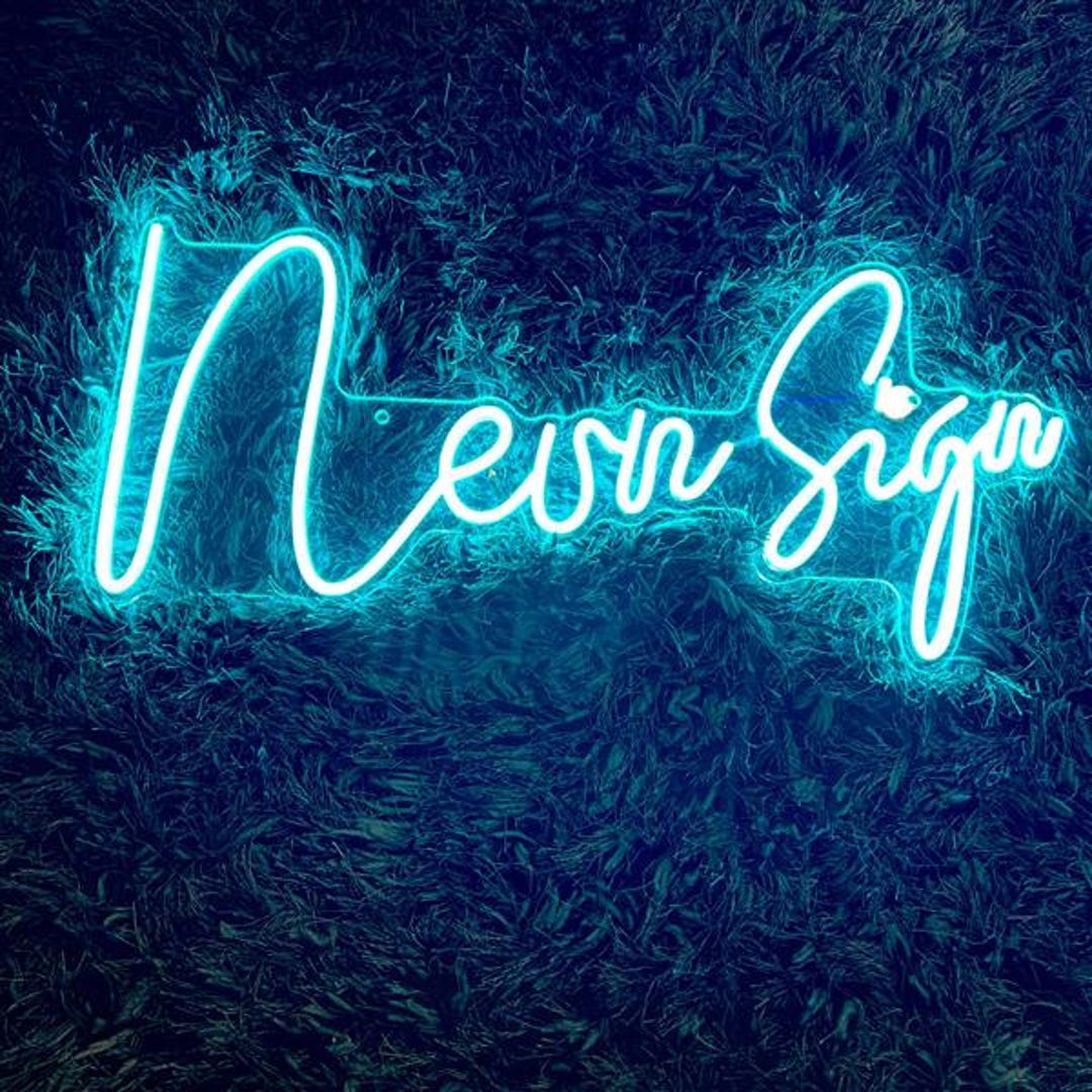 Custom Logo Sign | Aesthetic Name Neon Sign | Kids Birthday Gift ...