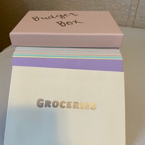 Budget Box | Cash Envelope System - Etsy