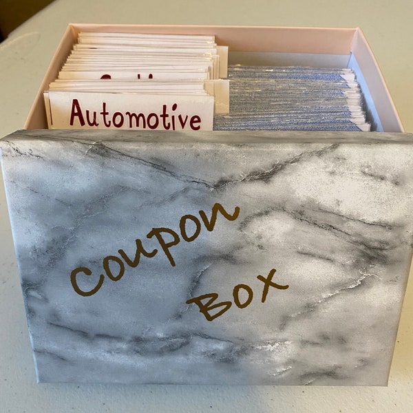 Coupon Box - Etsy