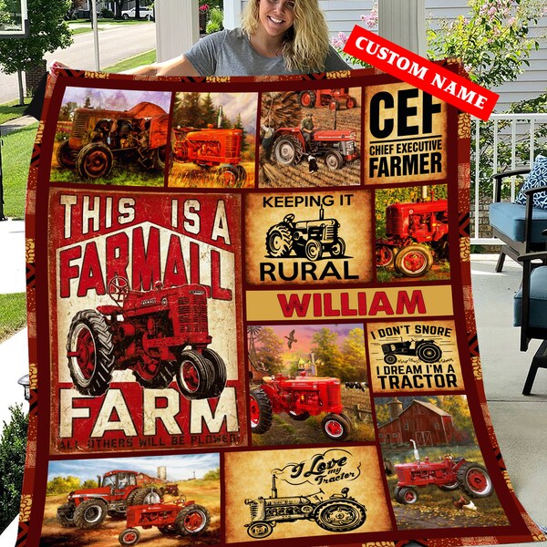 Tractor Blanket - Etsy