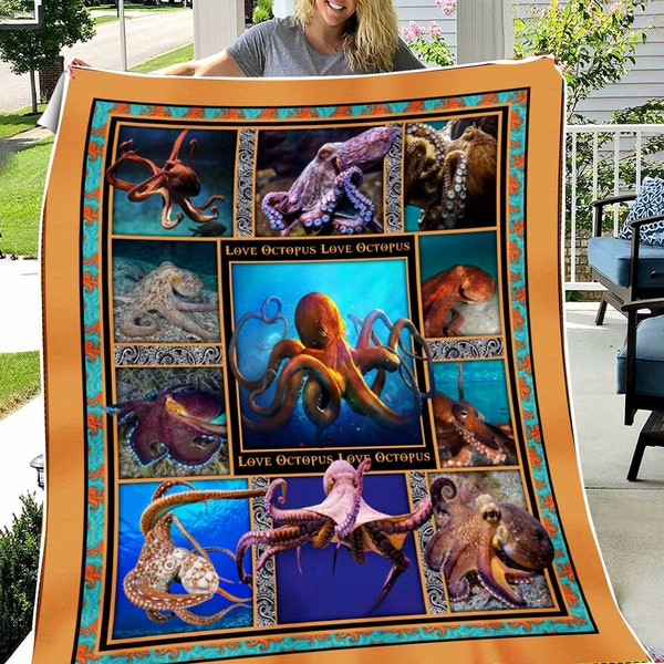 Octopus Blanket - Etsy