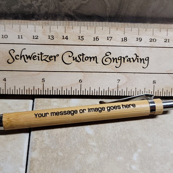 Engraved Bamboo - Etsy