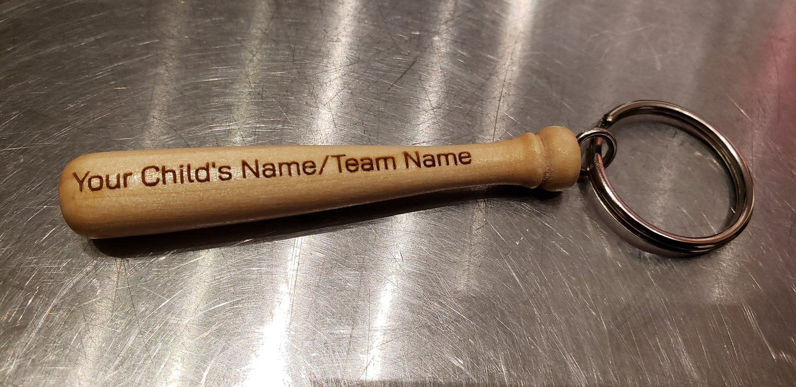 Customized Baseball Bat Keychain - Etsy