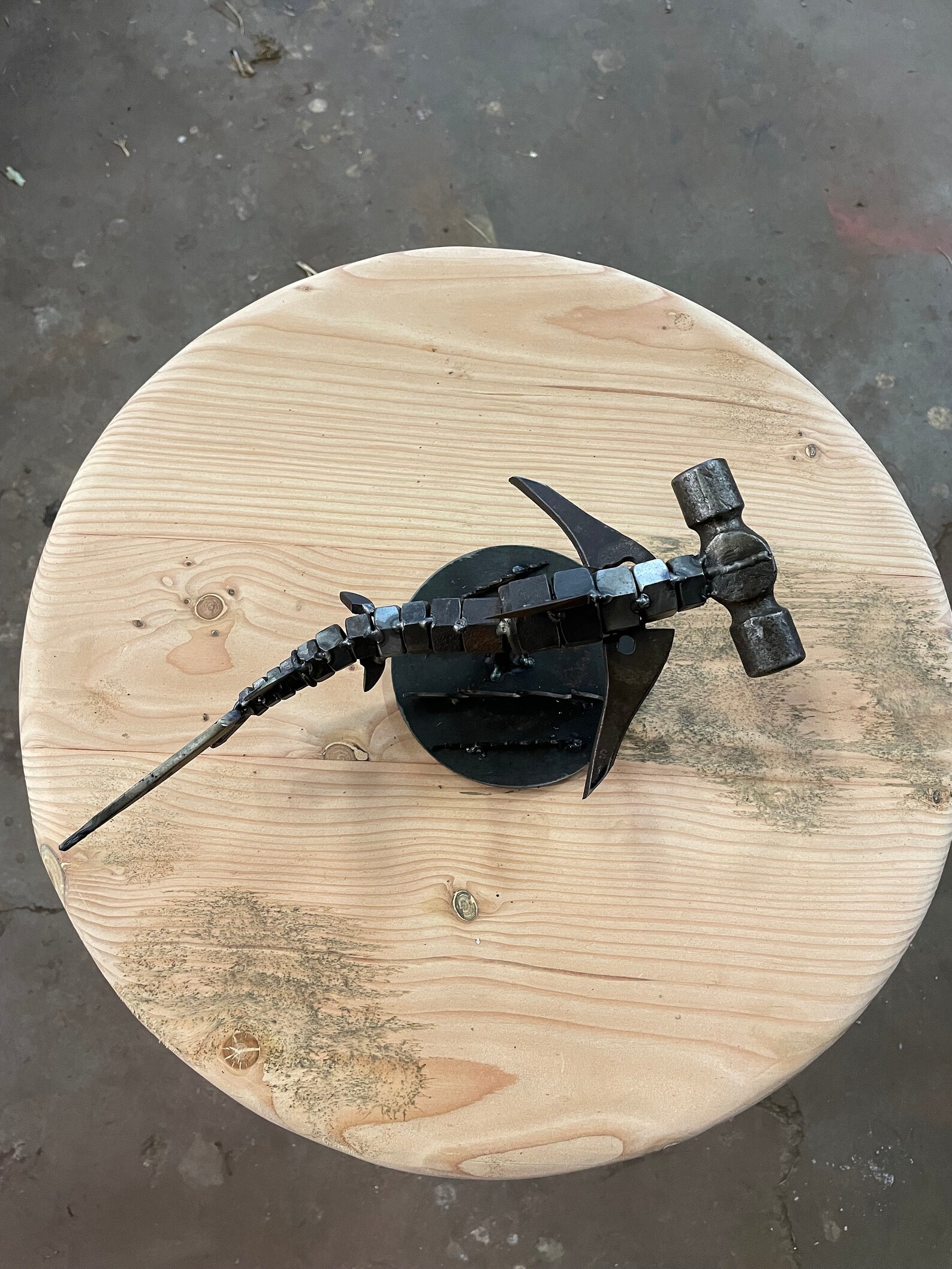 Shark Metal Sculpture From Recycled Metal - Etsy