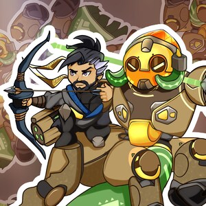 Do Not Lie, Archer L Hanzo and Orisa Stickers/prints - Etsy