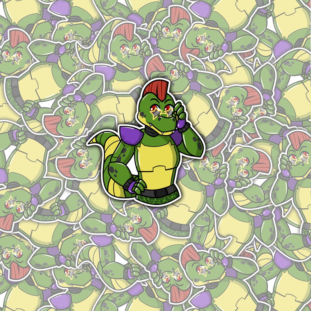 Five Nights at Freddy's Monty Sticker (or Button!) - Etsy