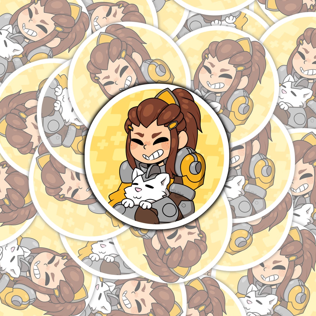 Brigitte Overwatch Sticker/button - Etsy