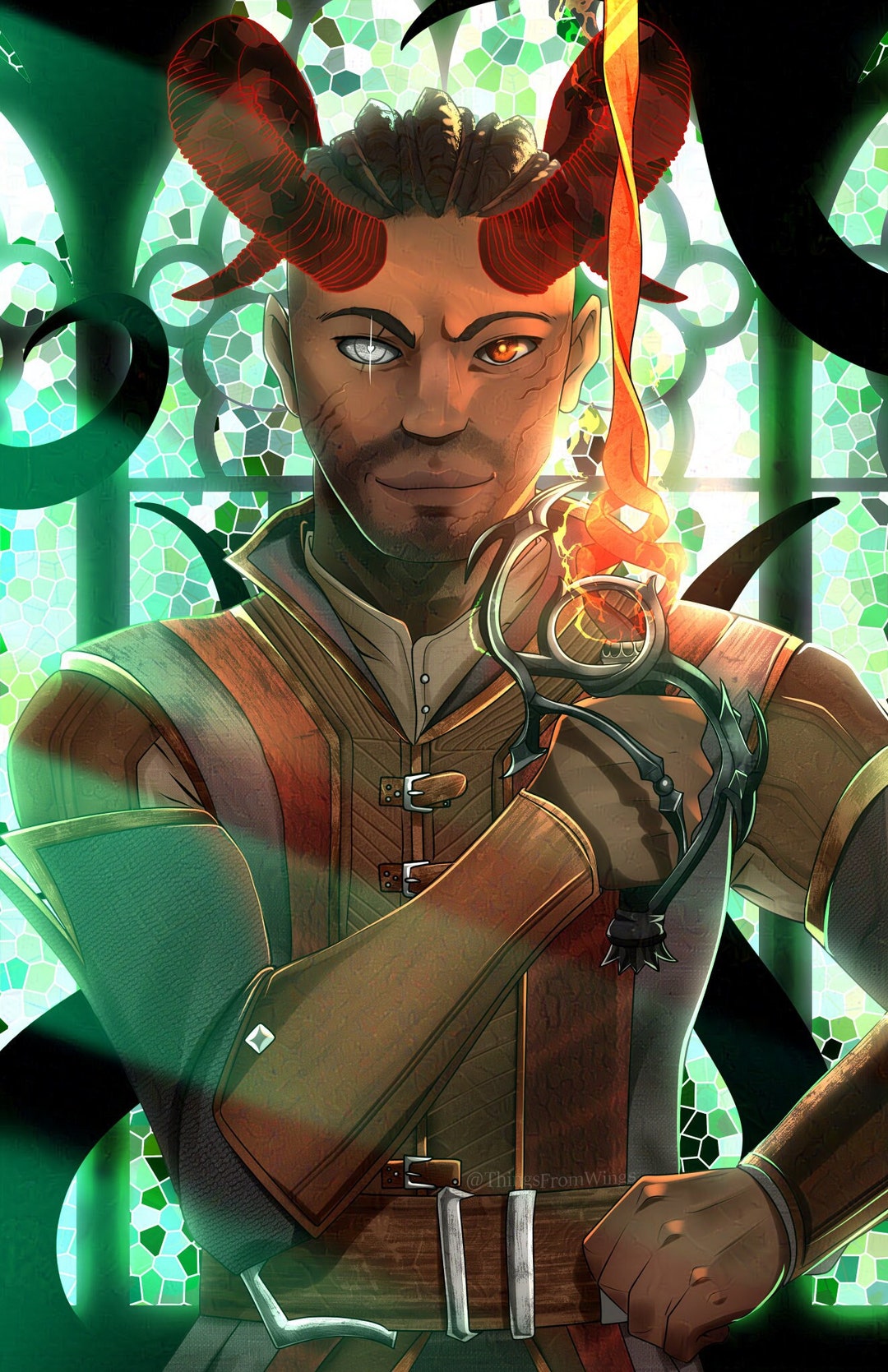 Baldur's Gate 3 Wyll 11x17 Print - Etsy