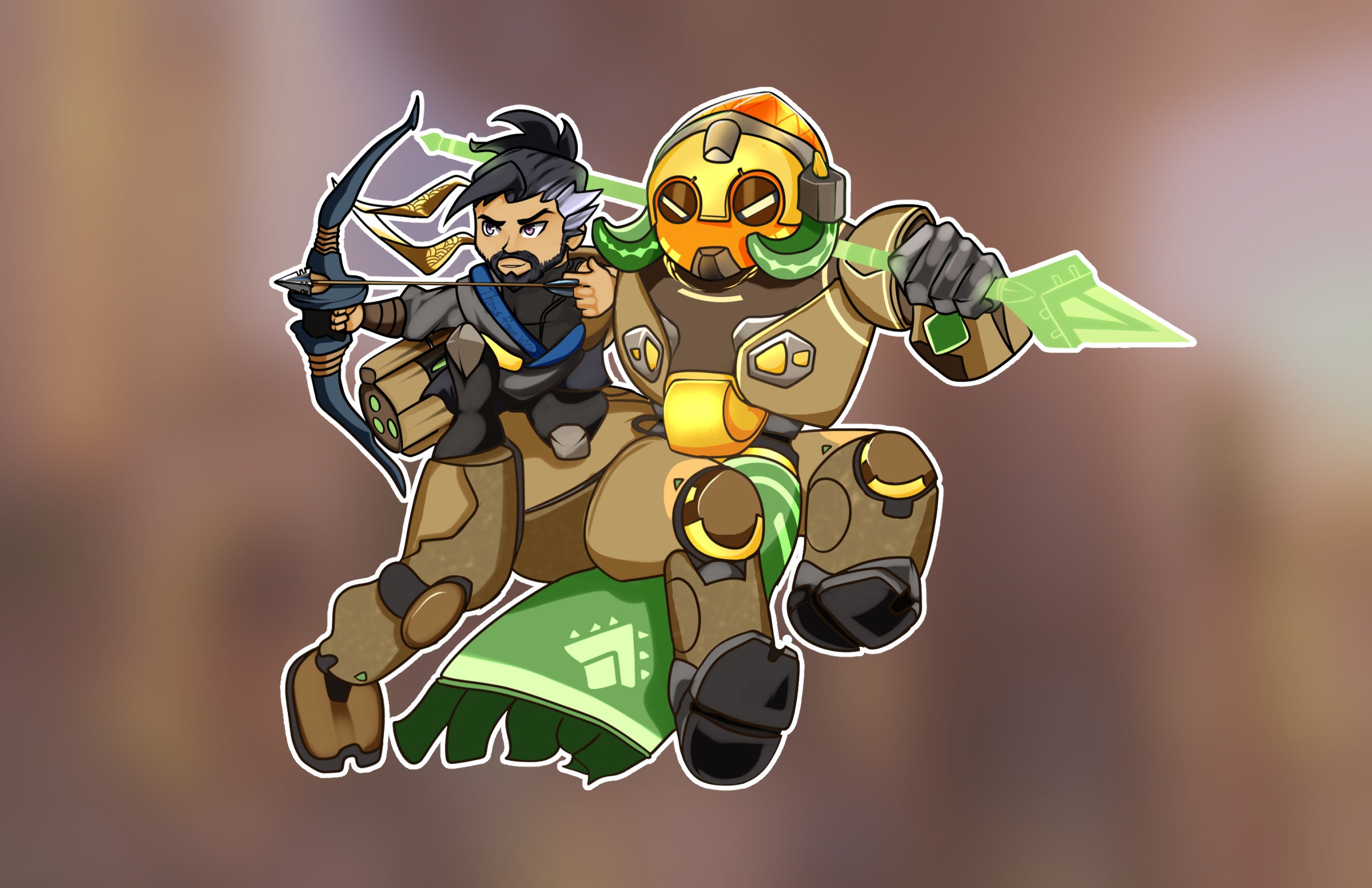 Do Not Lie Archer L Hanzo and Orisa Stickers/prints - Etsy