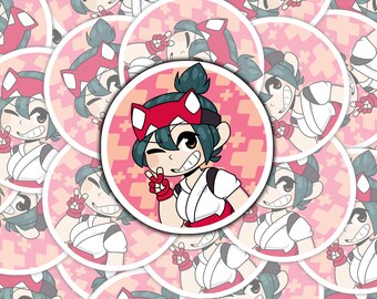 Chibi Kiriko Overwatch 2 Vinyl Sticker - Etsy