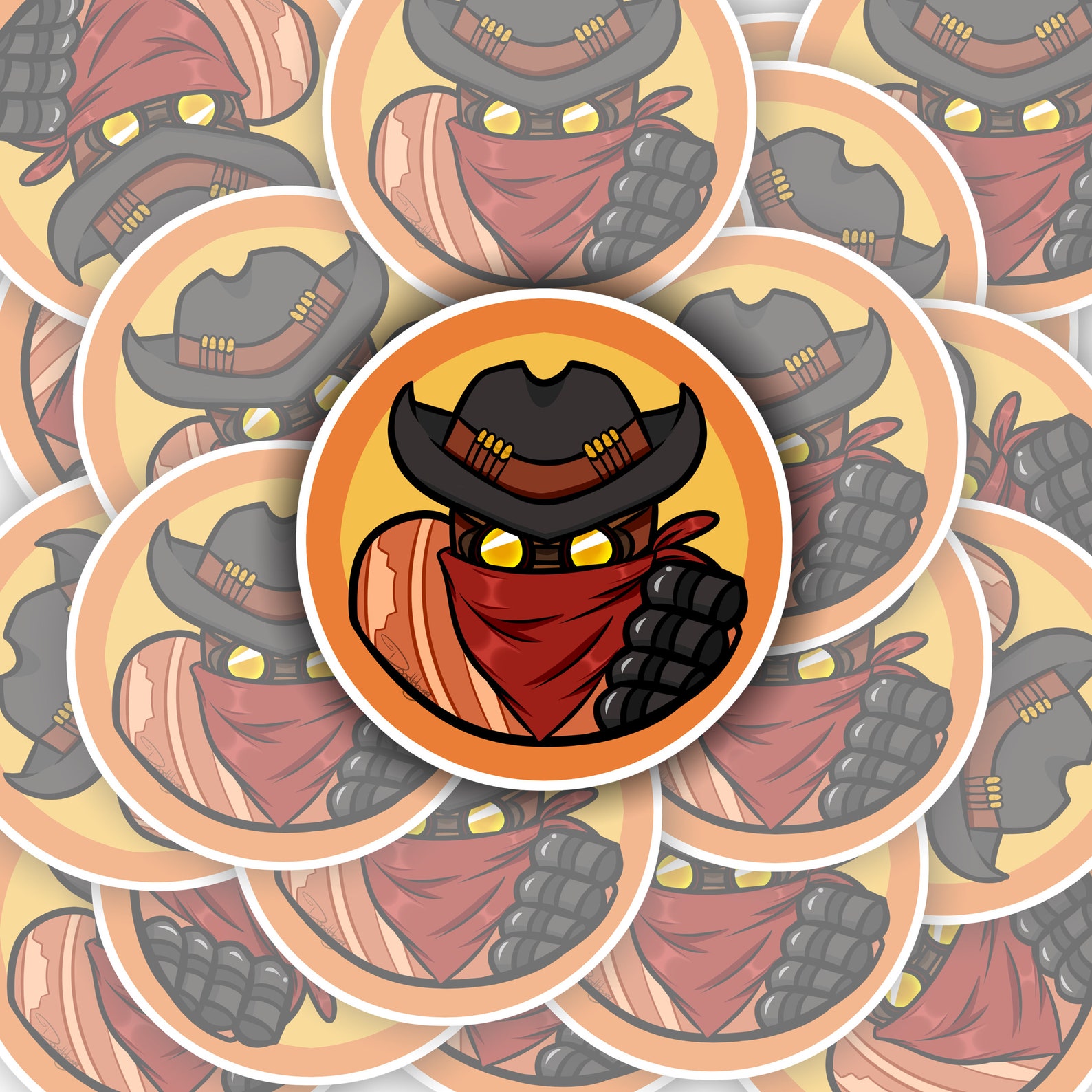High Noon Jhin Sticker (or Button!) - Etsy