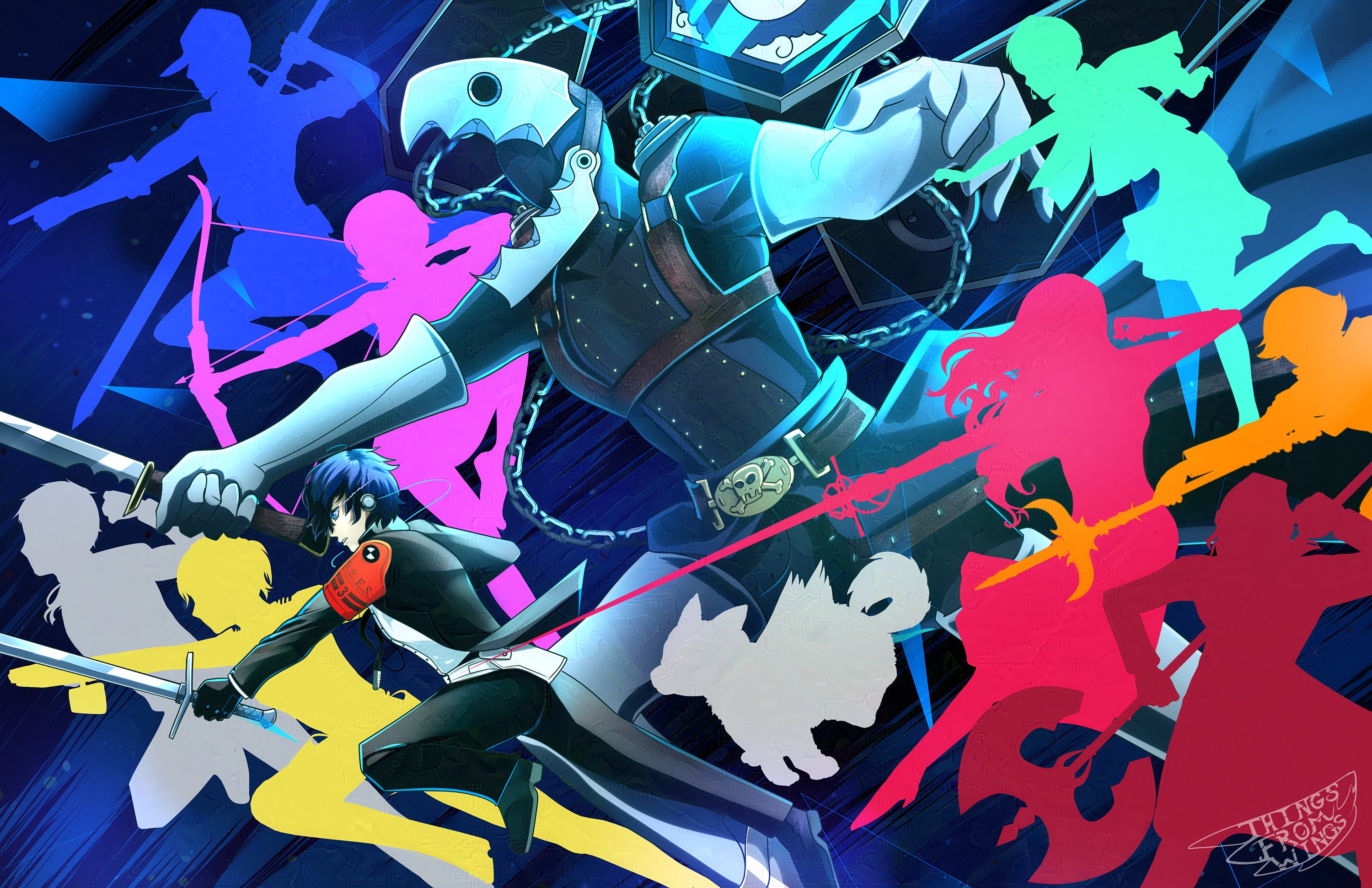 Persona 3: All Out Attack! 11x17 Print - Etsy