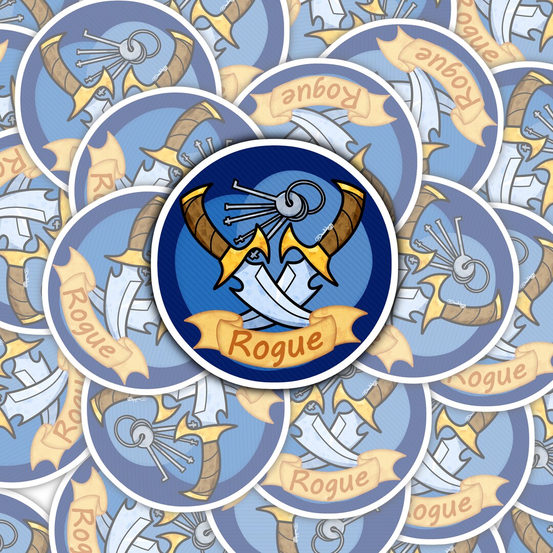Rogue Sticker (or Button!) - Etsy