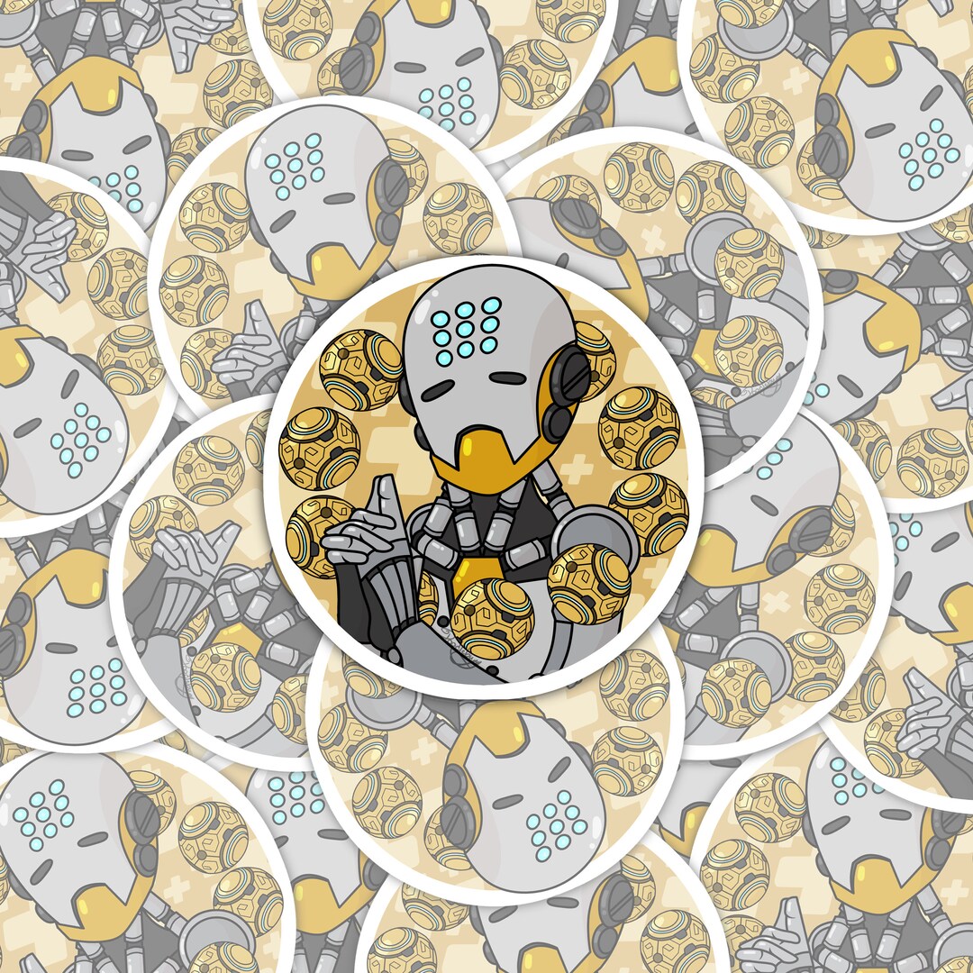 Zenyatta Overwatch Sticker/button - Etsy