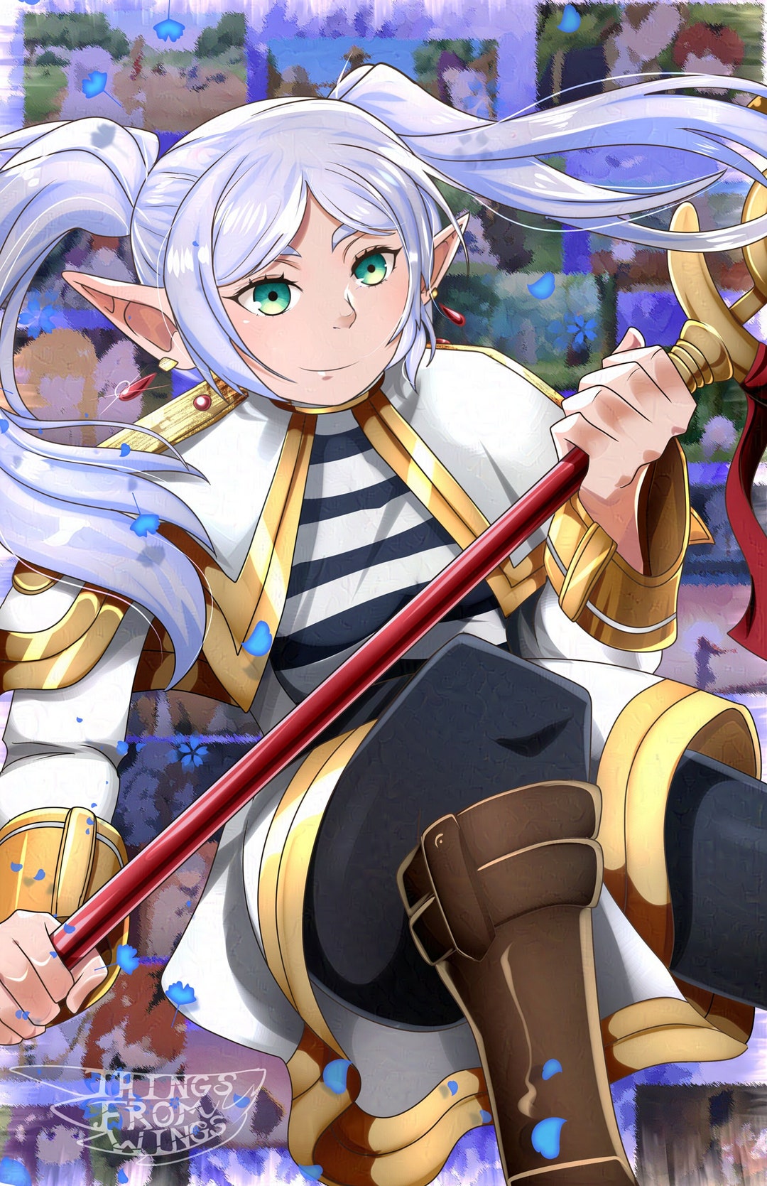 Snow White Elf 11x17 Print - Etsy